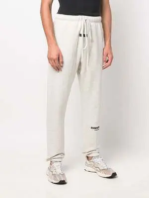 Fear Of God Logo-print Track Pants - Neutrals