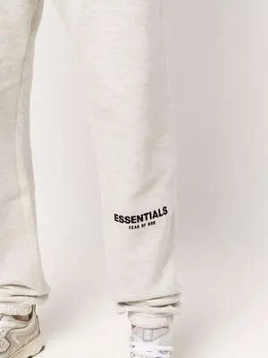Fear Of God Logo-print Track Pants - Neutrals