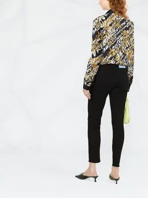 Versace Baroque Graffiti-print Shirt