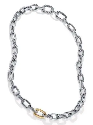 David Yurman Dy Madison Chain Necklace - Silver