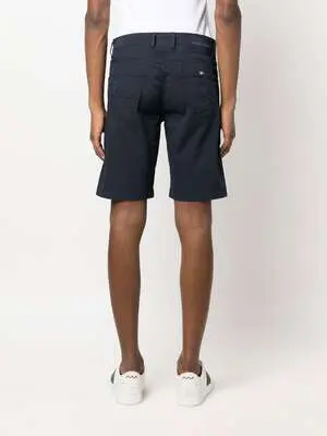 Jacob Cohen Cotton Logo-patch Chino-shorts - Blue
