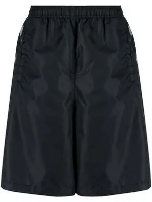 Off-White Diag-print Surfer Swim Shorts - Black