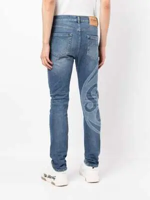 Iceberg Watermark-print Skinny Jeans