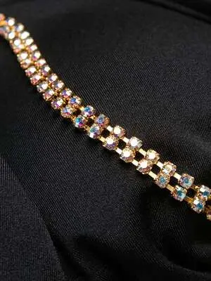 CHIARA FERRAGNI Crystal-embellished Halterneck Bikini Top