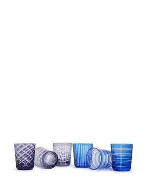 POLSPOTTEN Set Of Six Cobalt Tumblers