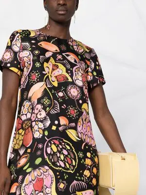 La DoubleJ Swing Floral-print Maxi Dress