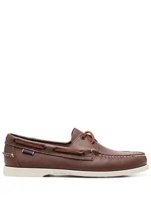 SEBAGO Front Lace-up Detail Boat Shoes - Brown