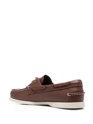 SEBAGO Front Lace-up Detail Boat Shoes - Brown