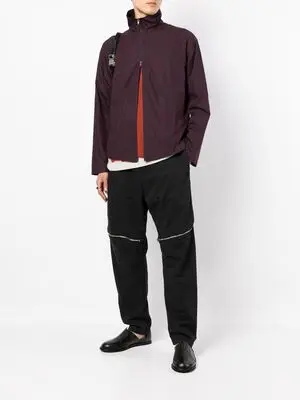 GR10K Cotton Stand-up Neck Zip Jacket