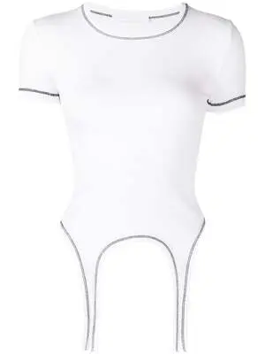 Helmut Lang Draped Short-sleeved T-shirt