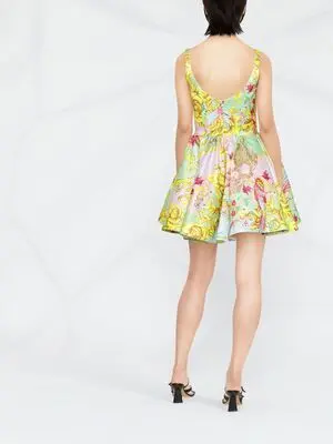 Philipp Plein Baroque Pattern-print Mini Dress