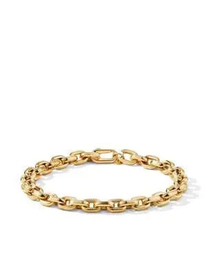 David Yurman 18kt Yellow Deco Chain-link Bracelet