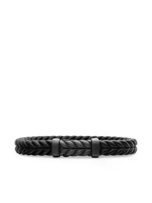 David Yurman Chevron Braided Bracelet - Black