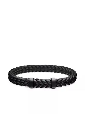 David Yurman Chevron Braided Bracelet - Black