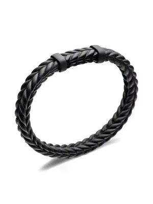 David Yurman Chevron Braided Bracelet - Black