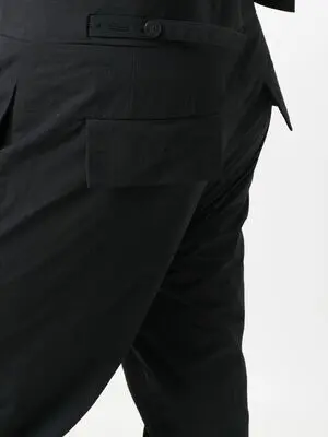 SAPIO Flap-pockets Cropped Trousers