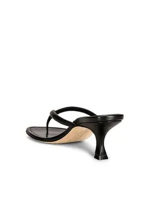 Manolo Blahnik Paterno 50 Leather Sandal