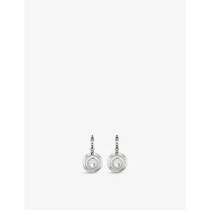 Chopard Happy Spirit 18ct White Gold And Diamond Earrings