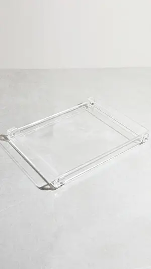 TIZO DESIGN Lucite Acrylic Tray Clear