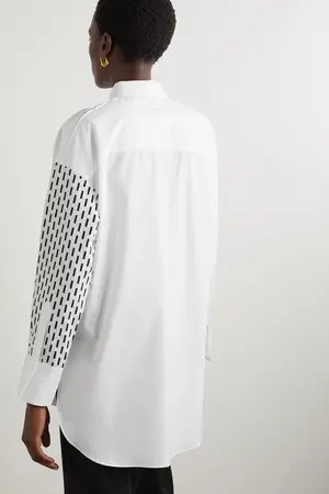 Partow Hugo Printed Cotton-poplin Shirt