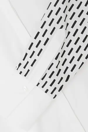 Partow Hugo Printed Cotton-poplin Shirt