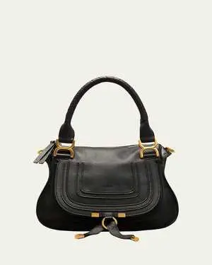Chloé Marcie Small Satchel Bag - Black