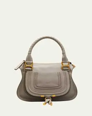 Chloé Marcie Small Satchel Bag - Cashmere Grey