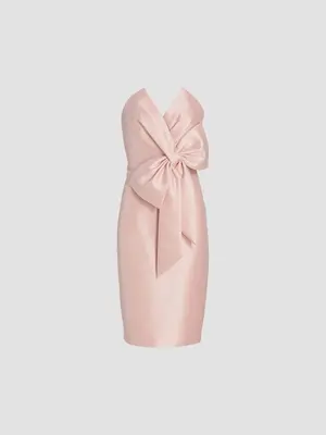 Badgley Mischka Bow Cocktail Dress