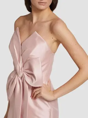 Badgley Mischka Bow Cocktail Dress