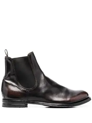 Officine Creative Leather Ankle Boots