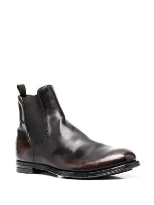 Officine Creative Leather Ankle Boots