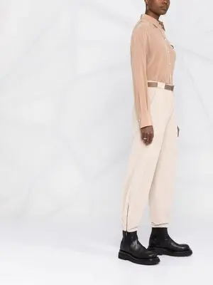 Brunello Cucinelli Crystal Embellished Silk Shirt