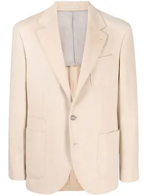 Brunello Cucinelli Single-breasted Camel-hair Blazer - Neutrals