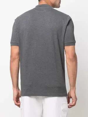 Brunello Cucinelli Logo-print Cotton Polo Shirt