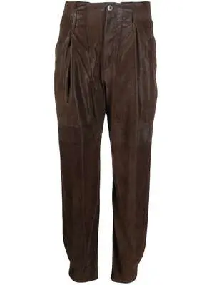 Brunello Cucinelli Tapered-leg Woven Trousers