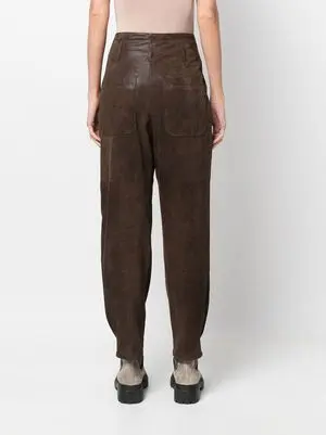 Brunello Cucinelli Tapered-leg Woven Trousers