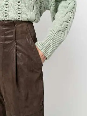 Brunello Cucinelli Tapered-leg Woven Trousers