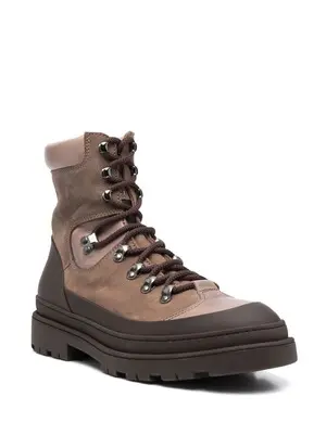 Brunello Cucinelli Lace-up Hiking Boots