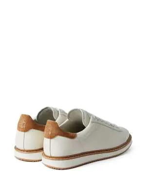 Brunello Cucinelli Contrast-trimmed Low-top Sneakers