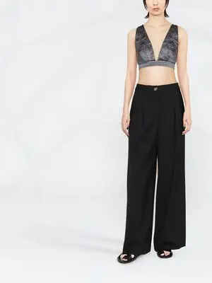 Brunello Cucinelli Quilted Cropped Top