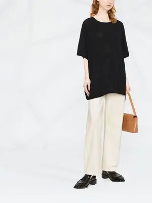 TOTEME Short-sleeved Silk T-shirt