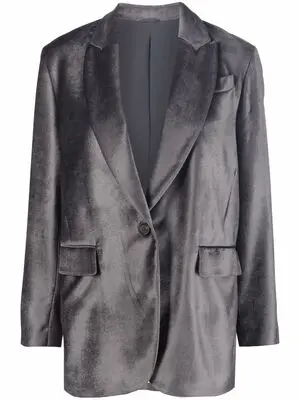 Brunello Cucinelli Chain-trim Single-breasted Blazer