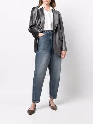 Brunello Cucinelli Chain-trim Single-breasted Blazer