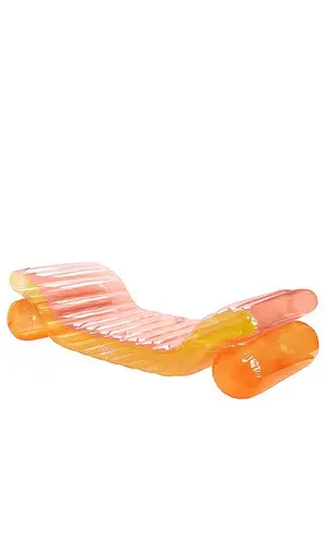 FUNBOY 2 Way Chaise Float In Pink - Rainbow