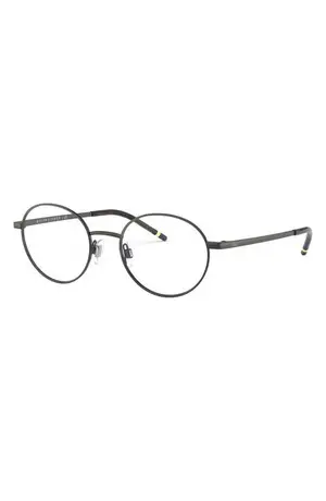 Polo Ralph Lauren 51mm Round Frame Eyeglasses
