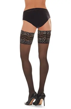 MEMOI French Lace Thigh High Stockings