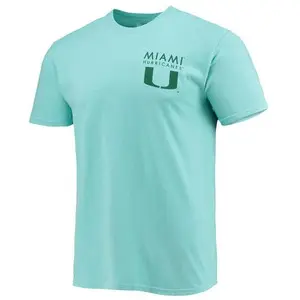 IMAGE ONE Miami Hurricanes Circle Scene Comfort Colors T-shirt