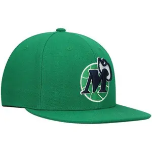 Mitchell & Ness Dallas Mavericks Hardwood Classics Team Ground 2.0 Snapback Hat - Green