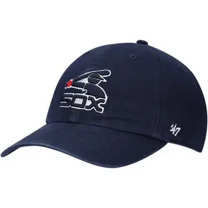 '47 Chicago White Sox 1983 Logo Cooperstown Collection Clean Up Adjustable Hat - Navy