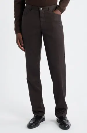 JACK VICTOR Sage Five-pocket Pants - Brown